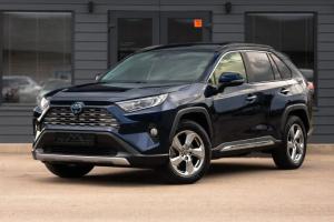 Blue Toyota RAV4 2019 in Jelgava, with an engine capacity of 2.50 L and mileage of 97 thousand km for 28950 €, photo 4 on AUTOMOTO.COM.LV