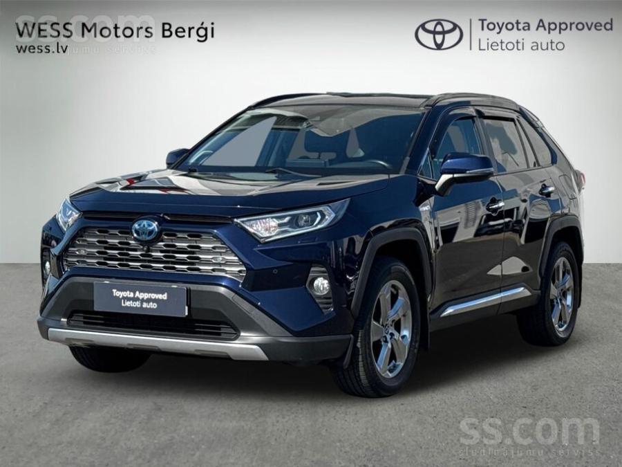 Zils Toyota RAV4 2019 Rīga, ar dzinēja tilpumu 2.50 L un nobraukumu 92 tūkst. km par 29990 €, foto 1 vietnē AUTOMOTO.COM.LV