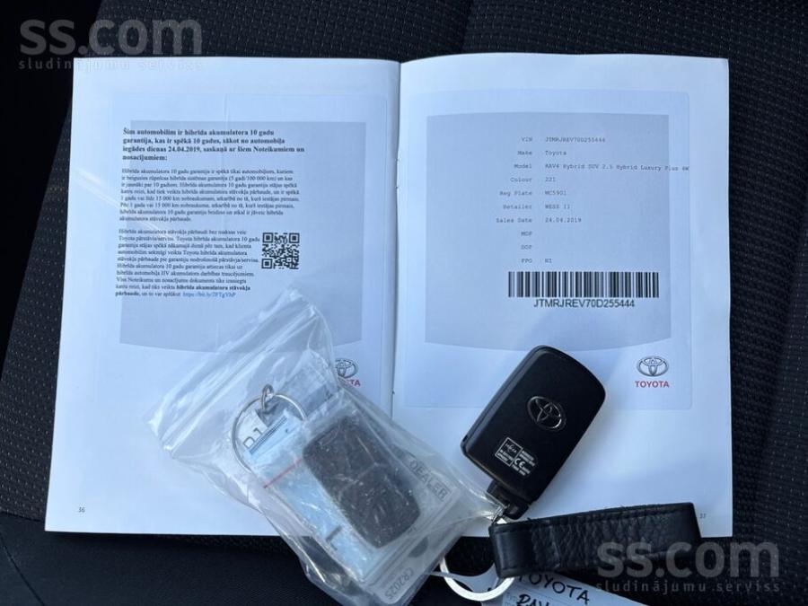 Zils Toyota RAV4 2019 Rīga, ar dzinēja tilpumu 2.50 L un nobraukumu 123 tūkst. km par 20740 €, foto 27 vietnē AUTOMOTO.COM.LV