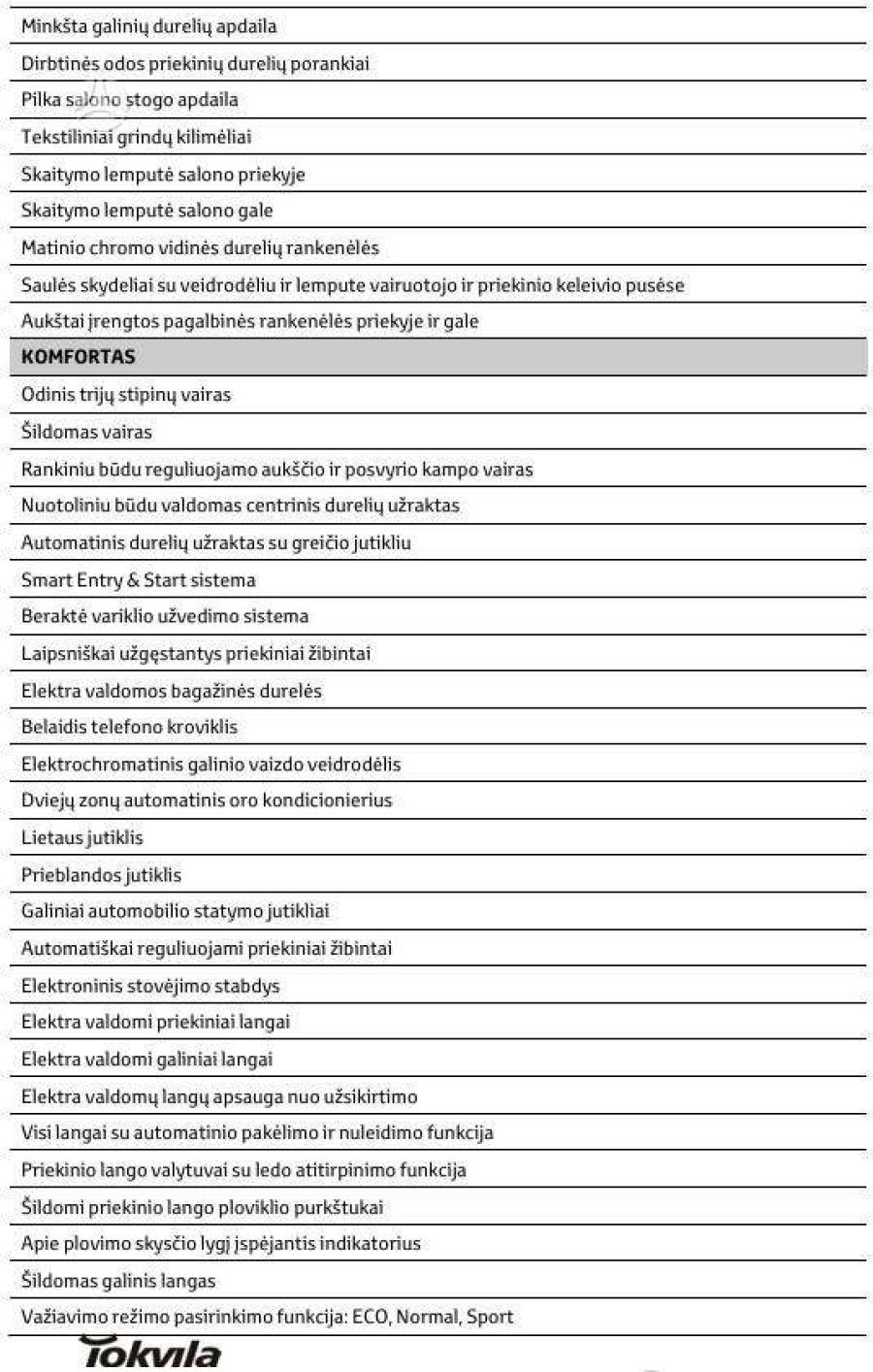 Blue Toyota RAV4 2020 in Panevezys, with an engine capacity of 2.49 L and mileage of 88 thousand km for 25555 €, photo 14 on AUTOMOTO.COM.LV