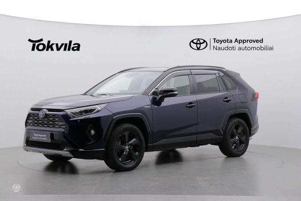Zils Toyota RAV4 2020 Viļņa, ar dzinēja tilpumu 2.49 L un nobraukumu 90 tūkst. km par 31900 €, foto 1 vietnē AUTOMOTO.COM.LV