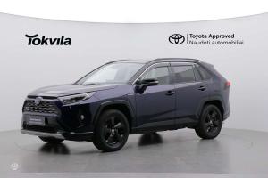 Zils Toyota RAV4 2020 Viļņa, ar dzinēja tilpumu 2.49 L un nobraukumu 90 tūkst. km par 31900 €, foto  vietnē AUTOMOTO.COM.LV