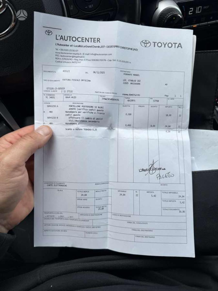 Zils Toyota RAV4 2020 Viļņa, ar dzinēja tilpumu 2.49 L un nobraukumu 65 tūkst. km par 27950 €, foto 52 vietnē AUTOMOTO.COM.LV