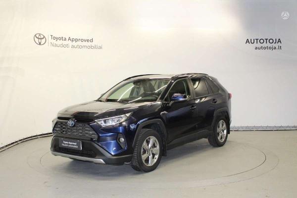 Blue Toyota RAV4 2021 in Kaunas, with an engine capacity of 2.49 L and mileage of 122 thousand km for 29900 €, photo 1 on AUTOMOTO.COM.LV