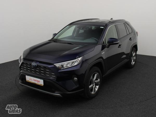 Zils Toyota RAV4 2021 Viļņa, ar dzinēja tilpumu 2.50 L un nobraukumu 129 tūkst. km par 26499 €, foto 1 vietnē AUTOMOTO.COM.LV