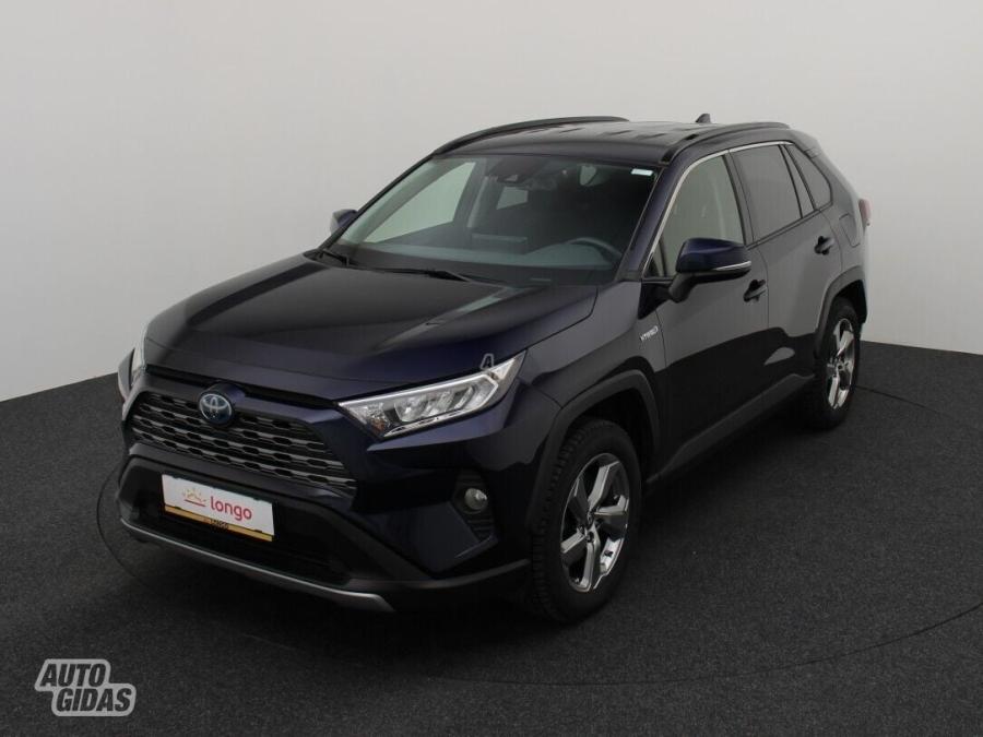 Zils Toyota RAV4 2021 Viļņa, ar dzinēja tilpumu 2.50 L un nobraukumu 129 tūkst. km par 26499 €, foto 1 vietnē AUTOMOTO.COM.LV