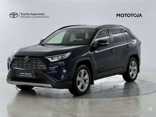 Zils Toyota RAV4 2021 Viļņa, ar dzinēja tilpumu 2.49 L un nobraukumu 65 tūkst. km par 31900 €, foto 1 vietnē AUTOMOTO.COM.LV