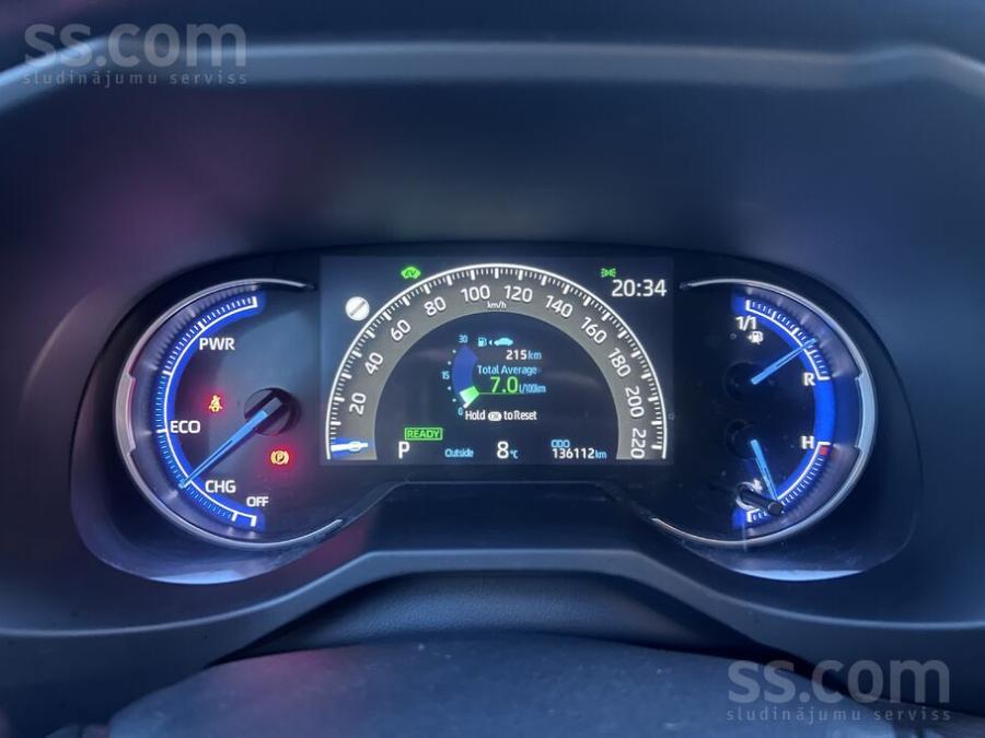 Zils Toyota RAV4 2021 Rīga, ar dzinēja tilpumu 2.50 L un nobraukumu 136 tūkst. km par 23900 €, foto 15 vietnē AUTOMOTO.COM.LV