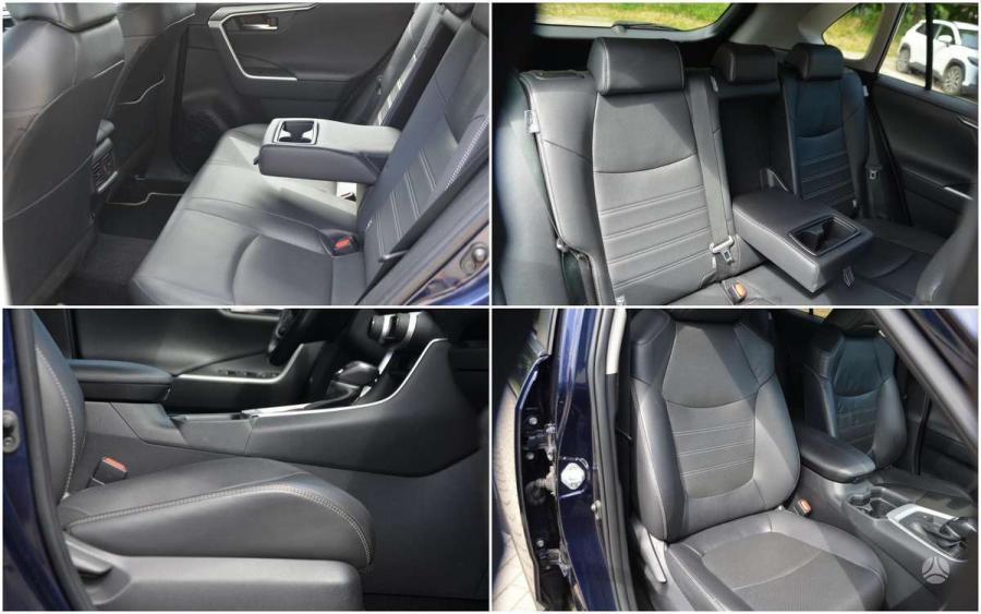 Blue Toyota RAV4 2021 in Vilnius, with an engine capacity of 2.49 L and mileage of 150 thousand km for 24200 €, photo 9 on AUTOMOTO.COM.LV