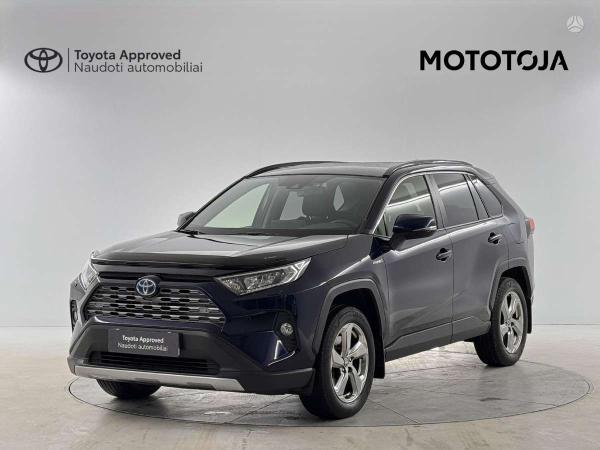 Zils Toyota RAV4 2022 Viļņa, ar dzinēja tilpumu 2.49 L un nobraukumu 64 tūkst. km par 32900 €, foto 1 vietnē AUTOMOTO.COM.LV