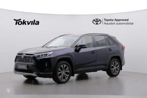 Zils Toyota RAV4 2022 Viļņa, ar dzinēja tilpumu 2.49 L un nobraukumu 100 tūkst. km par 34900 €, foto  vietnē AUTOMOTO.COM.LV