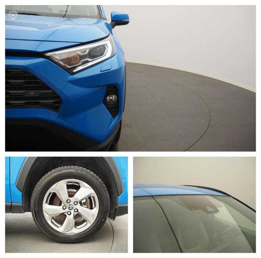 Blue Toyota RAV4 2022 in Vilnius, with an engine capacity of 2.49 L and mileage of 92 thousand km for 29400 €, photo 7 on AUTOMOTO.COM.LV