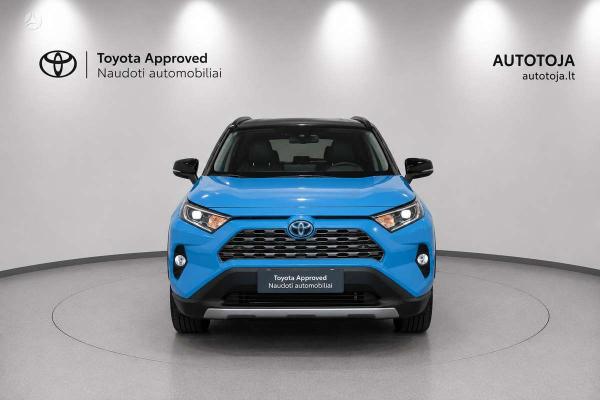 Blue Toyota RAV4 2022 in Kaunas, with an engine capacity of 2.49 L and mileage of 100 thousand km for 30900 €, photo 5 on AUTOMOTO.COM.LV
