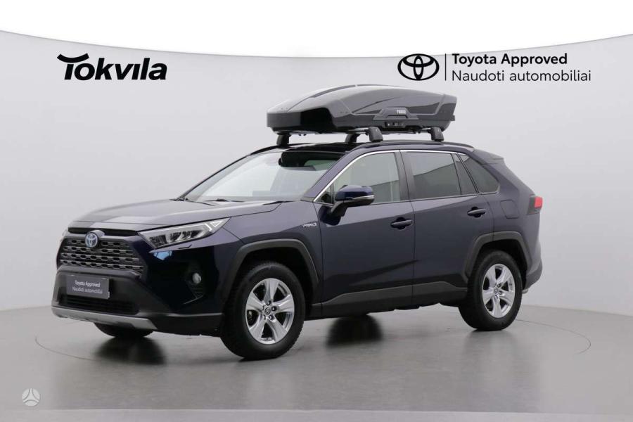 Blue Toyota RAV4 2022 in Vilnius, with an engine capacity of 2.49 L and mileage of 169 thousand km for 29990 €, photo 1 on AUTOMOTO.COM.LV