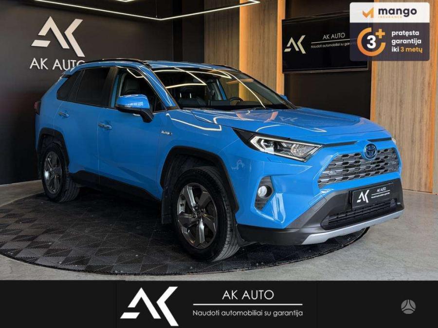 Zils Toyota RAV4 2022 Kauņa, ar dzinēja tilpumu 2.49 L un nobraukumu 106 tūkst. km par 30990 €, foto 1 vietnē AUTOMOTO.COM.LV