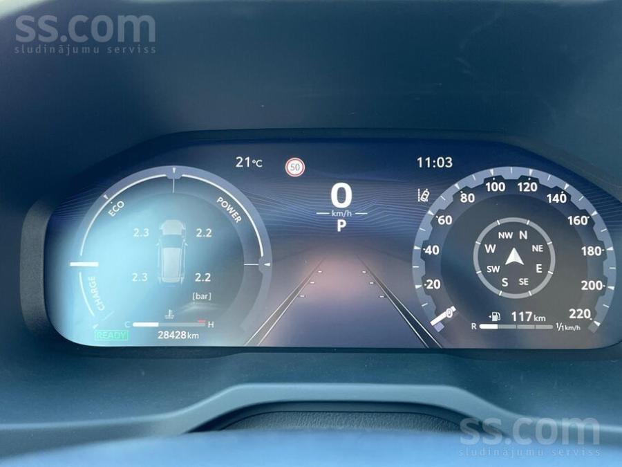 Синий Тойота РАВ 4 2024 в Рига, объемом двигателя 2.50 л и пробегом 28 тыс. км за 37990 €, фото 14 на AUTOMOTO.COM.LV