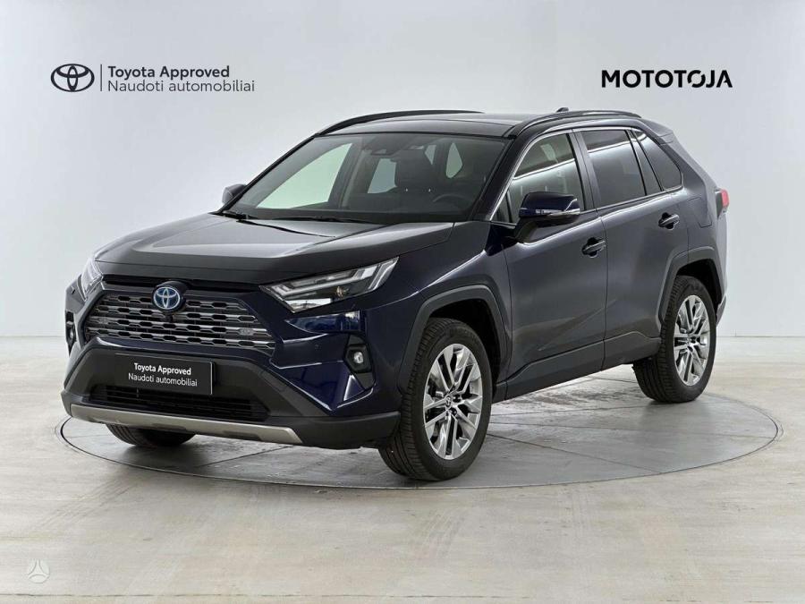 Zils Toyota RAV4 2025 Viļņa, ar dzinēja tilpumu 2.49 L un nobraukumu 21 tūkst. km par 44900 €, foto 1 vietnē AUTOMOTO.COM.LV