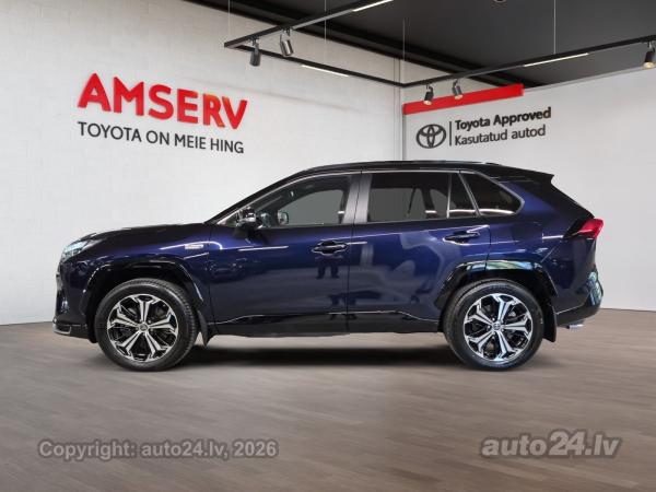 Blue Toyota RAV4 2023 in Tallinn, with an engine capacity of 2.50 L and mileage of 39 thousand km for 42990 €, photo 3 on AUTOMOTO.COM.LV
