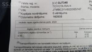 Brown Toyota RAV4 2011 in Riga, with an engine capacity of 2.20 L and mileage of 161 thousand km for 8990 €, photo 17 on AUTOMOTO.COM.LV