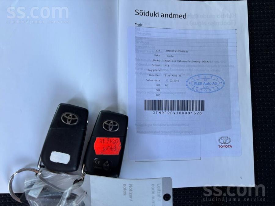 Brūns Toyota RAV4 2016 Rīga, ar dzinēja tilpumu 2.00 L un nobraukumu 148 tūkst. km par 15700 €, foto 26 vietnē AUTOMOTO.COM.LV
