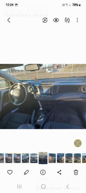 Brown Toyota RAV4 2017 in Valmiera, with an engine capacity of 2.00 L and mileage of 160 thousand km for 14990 €, photo 3 on AUTOMOTO.COM.LV