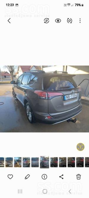 Brown Toyota RAV4 2017 in Valmiera, with an engine capacity of 2.00 L and mileage of 160 thousand km for 14990 €, photo 4 on AUTOMOTO.COM.LV