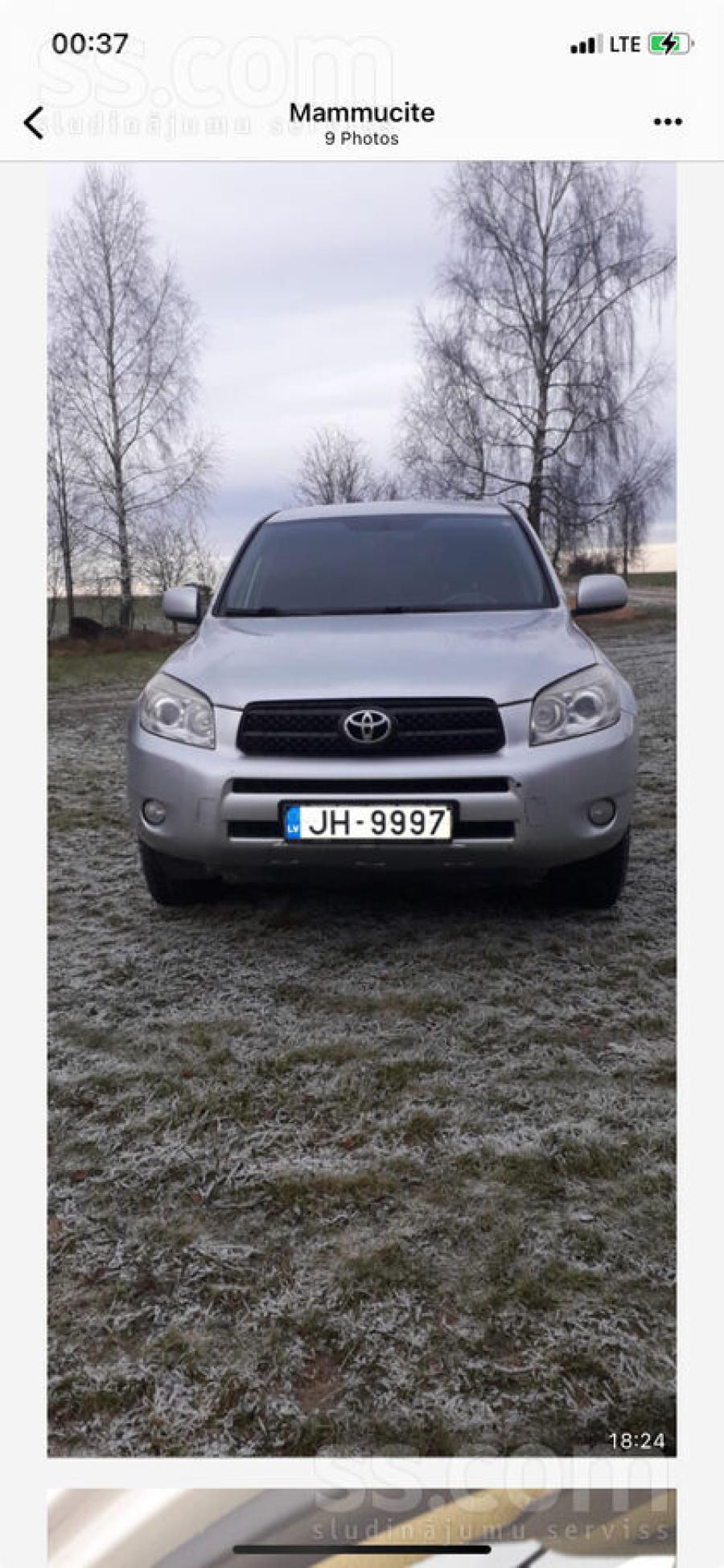 Toyota RAV4 2007 Jēkabpils, ar dzinēja tilpumu 2.20 L un nobraukumu 310 tūkst. km par 4300 €, foto 6 vietnē AUTOMOTO.COM.LV