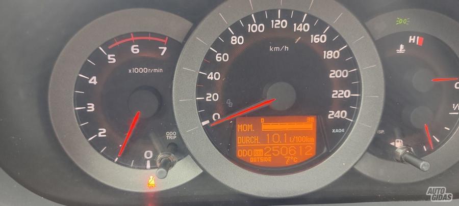 Toyota RAV4 2008 in Utena, with an engine capacity of 2.20 L and mileage of 250 thousand km for 4900 €, photo 30 on AUTOMOTO.COM.LV