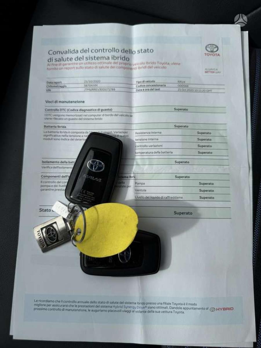 Тойота РАВ 4 2022 в Вильнюс, объемом двигателя 2.49 л и пробегом 76 тыс. км за 31999 €, фото 30 на AUTOMOTO.COM.LV