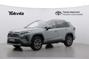 Zaļš Toyota RAV4 2023 Viļņa, ar dzinēja tilpumu 2.49 L un nobraukumu 71 tūkst. km par 36500 €, foto  vietnē AUTOMOTO.COM.LV
