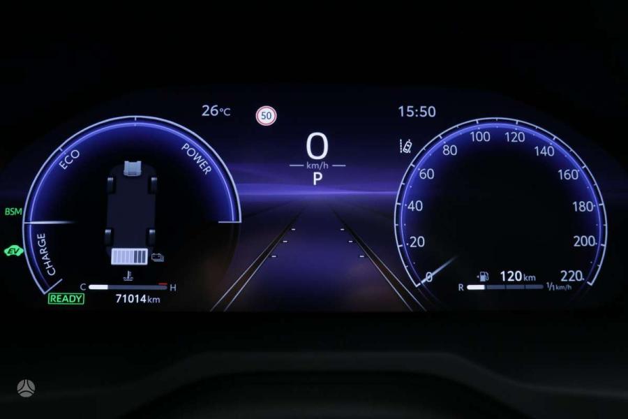 Зеленый Тойота РАВ 4 2023 в Вильнюс, объемом двигателя 2.49 л и пробегом 71 тыс. км за 36500 €, фото 15 на AUTOMOTO.COM.LV