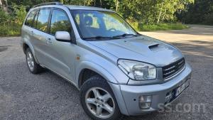 Grey Toyota RAV4 2002 in Daugavpils, with an engine capacity of 2.00 L and mileage of 466 thousand km for 1750 €, photo  on AUTOMOTO.COM.LV