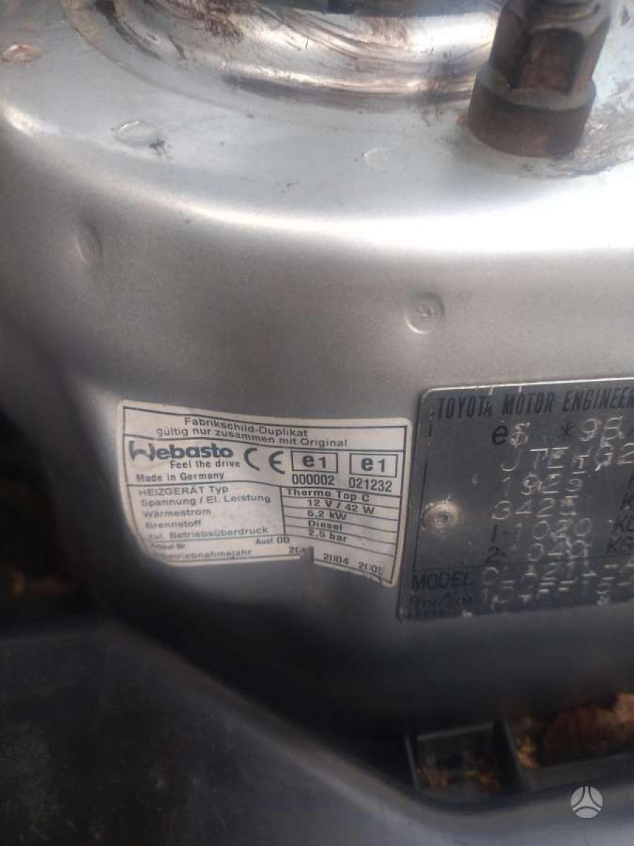 Pelēks Toyota RAV4 2003 Druskininkai, ar dzinēja tilpumu 2.00 L un nobraukumu 347 tūkst. km par 3350 €, foto 12 vietnē AUTOMOTO.COM.LV