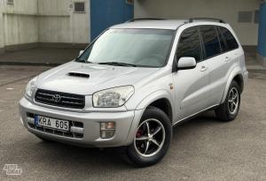 Grey Toyota RAV4 2003 in Vilnius, with an engine capacity of 2.00 L and mileage of 380 thousand km for 2450 €, photo  on AUTOMOTO.COM.LV