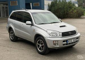 Grey Toyota RAV4 2003 in Vilnius, with an engine capacity of 2.00 L and mileage of 380 thousand km for 2450 €, photo 6 on AUTOMOTO.COM.LV