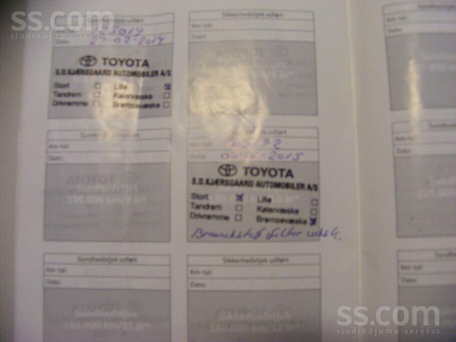 Серый Тойота РАВ 4 2011 в Рига, объемом двигателя 2.20 л и пробегом 275 тыс. км за 6000 €, фото 14 на AUTOMOTO.COM.LV