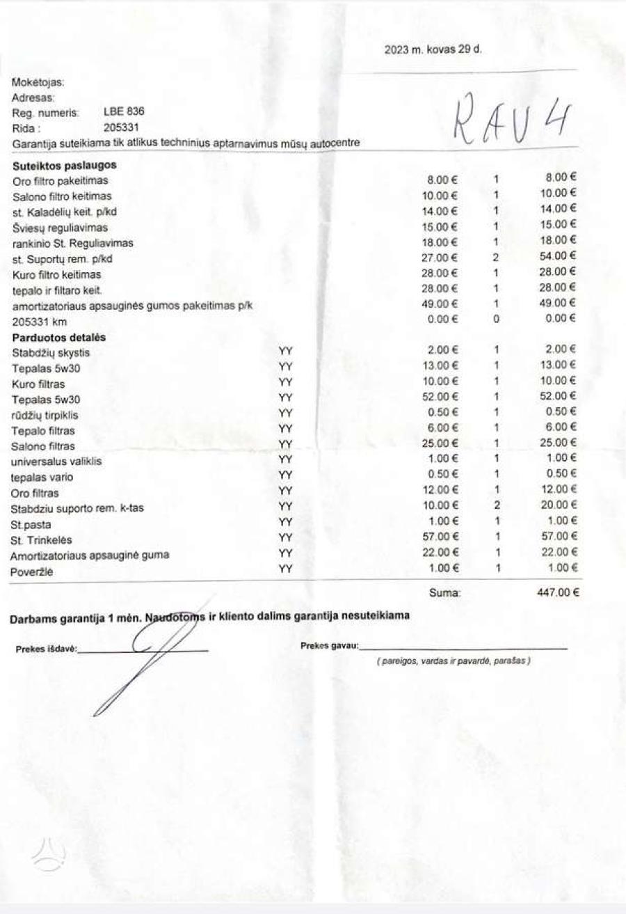Pelēks Toyota RAV4 2013 Klaipėda, ar dzinēja tilpumu 2.00 L un nobraukumu 255 tūkst. km par 9800 €, foto 17 vietnē AUTOMOTO.COM.LV