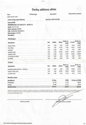 Pelēks Toyota RAV4 2013 Klaipėda, ar dzinēja tilpumu 2.00 L un nobraukumu 255 tūkst. km par 9800 €, foto 20 vietnē AUTOMOTO.COM.LV