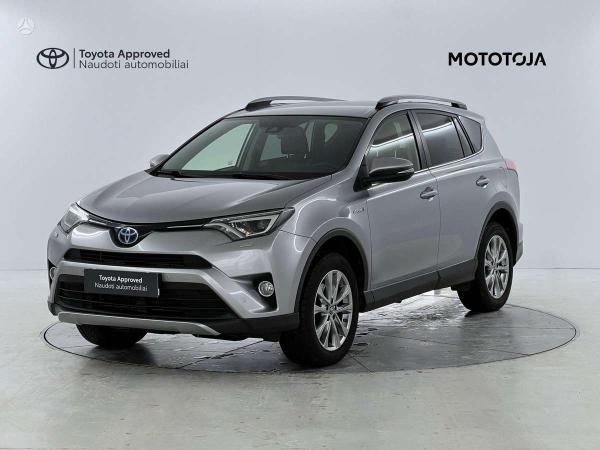 Pelēks Toyota RAV4 2016 Viļņa, ar dzinēja tilpumu 2.49 L un nobraukumu 160 tūkst. km par 20900 €, foto 1 vietnē AUTOMOTO.COM.LV