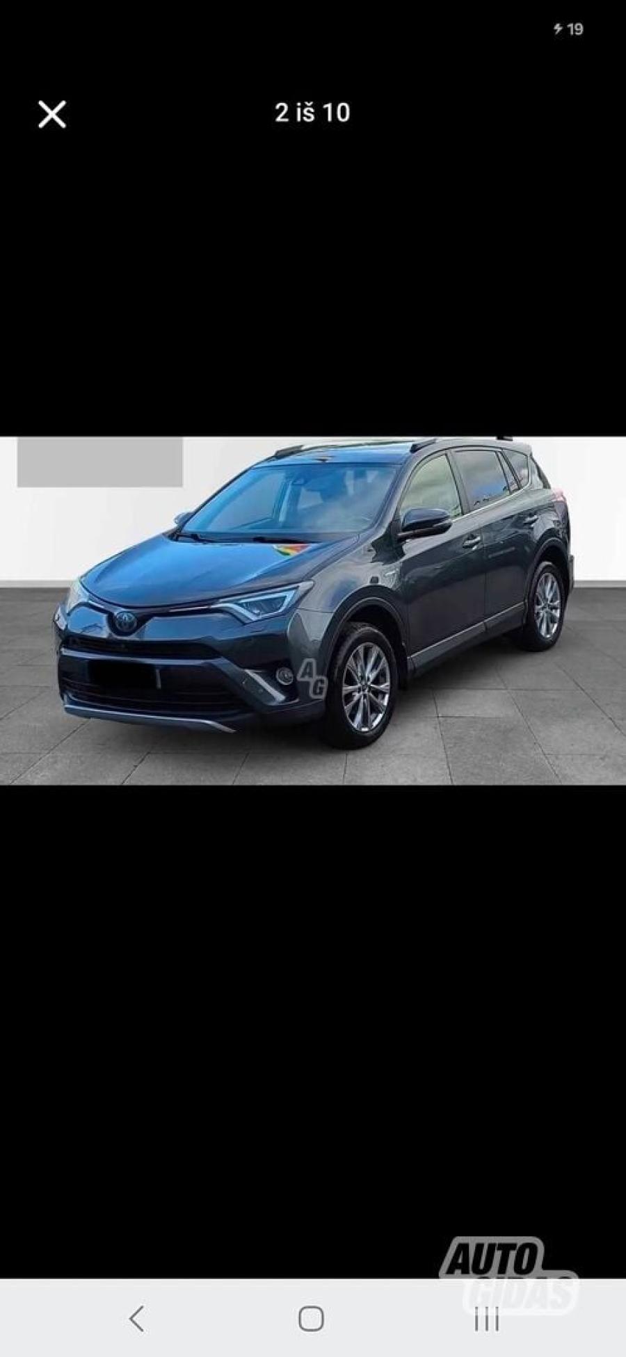 Pelēks Toyota RAV4 2016 Viļņa, ar dzinēja tilpumu 2.50 L un nobraukumu 299 tūkst. km par 16500 €, foto 31 vietnē AUTOMOTO.COM.LV