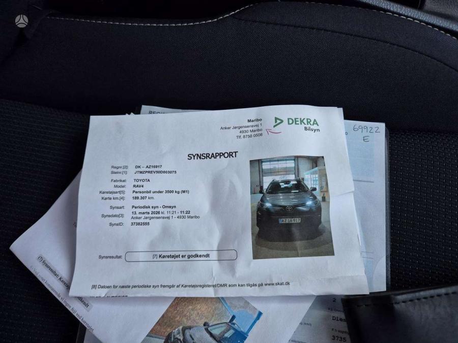 Grey Toyota RAV4 2016 in Utena, with an engine capacity of 2.00 L and mileage of 196 thousand km for 12490 €, photo 36 on AUTOMOTO.COM.LV