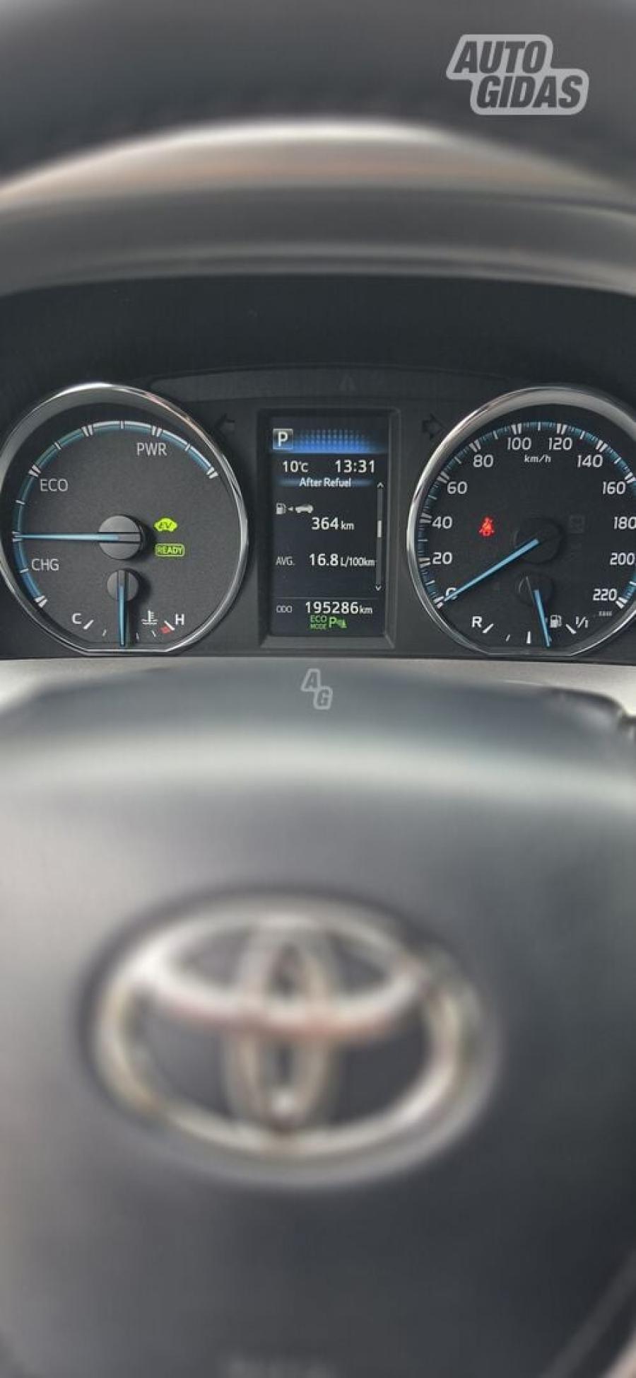 Pelēks Toyota RAV4 2017 Šilutė, ar dzinēja tilpumu 2.50 L un nobraukumu 195 tūkst. km par 16700 €, foto 24 vietnē AUTOMOTO.COM.LV