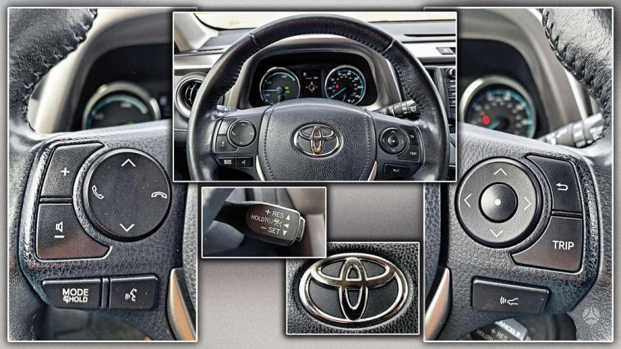 Pelēks Toyota RAV4 2017 Viļņa, ar dzinēja tilpumu 2.49 L un nobraukumu 135 tūkst. km par 18800 €, foto 36 vietnē AUTOMOTO.COM.LV