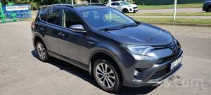 Grey Toyota RAV4 2018 in Riga, with an engine capacity of 2.50 L and mileage of 44 thousand km for 21500 €, photo 4 on AUTOMOTO.COM.LV