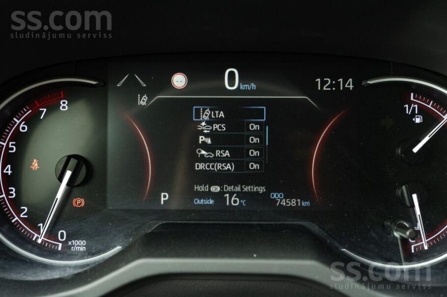 Pelēks Toyota RAV4 2019 Rīga, ar dzinēja tilpumu 2.00 L un nobraukumu 75 tūkst. km par 25400 €, foto 13 vietnē AUTOMOTO.COM.LV