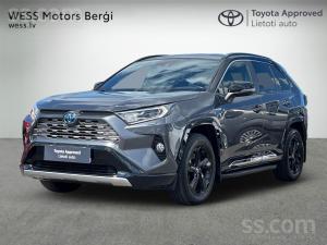 Pelēks Toyota RAV4 2019 Rīga, ar dzinēja tilpumu 2.50 L un nobraukumu 102 tūkst. km par 27990 €, foto  vietnē AUTOMOTO.COM.LV