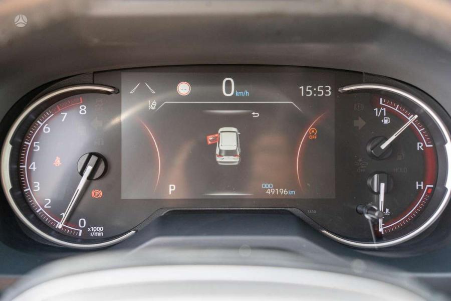 Grey Toyota RAV4 2020 in Marijampole, with an engine capacity of 1.99 L and mileage of 49 thousand km for 23700 €, photo 26 on AUTOMOTO.COM.LV