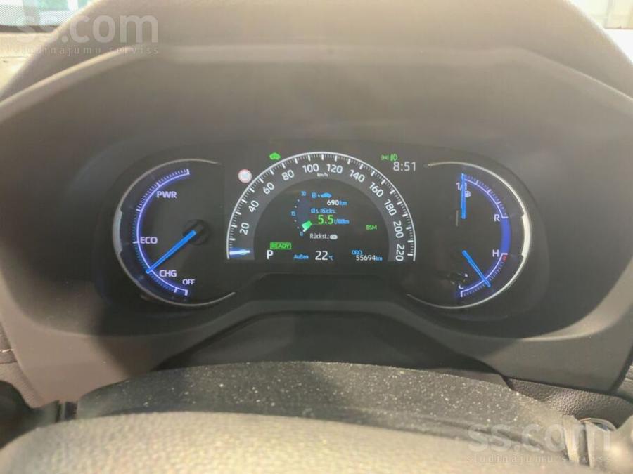 Pelēks Toyota RAV4 2020 Daugavpils, ar dzinēja tilpumu 2.50 L un nobraukumu 56 tūkst. km par 26500 €, foto 16 vietnē AUTOMOTO.COM.LV