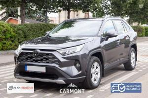 Pelēks Toyota RAV4 2020 Viļņa, ar dzinēja tilpumu 1.99 L un nobraukumu 61 tūkst. km par 21600 €, foto  vietnē AUTOMOTO.COM.LV
