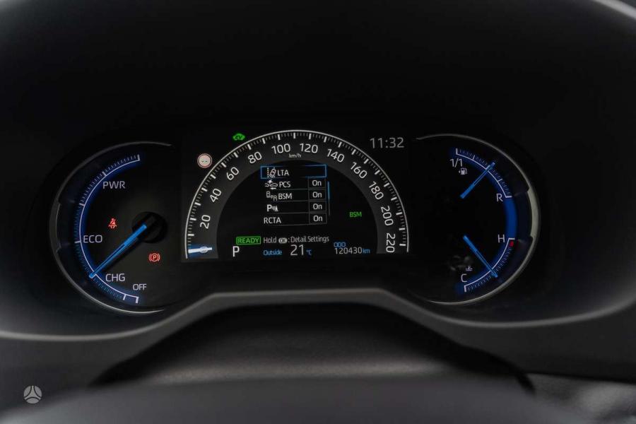 Pelēks Toyota RAV4 2020 Viļņa, ar dzinēja tilpumu 2.49 L un nobraukumu 121 tūkst. km par 24900 €, foto 27 vietnē AUTOMOTO.COM.LV